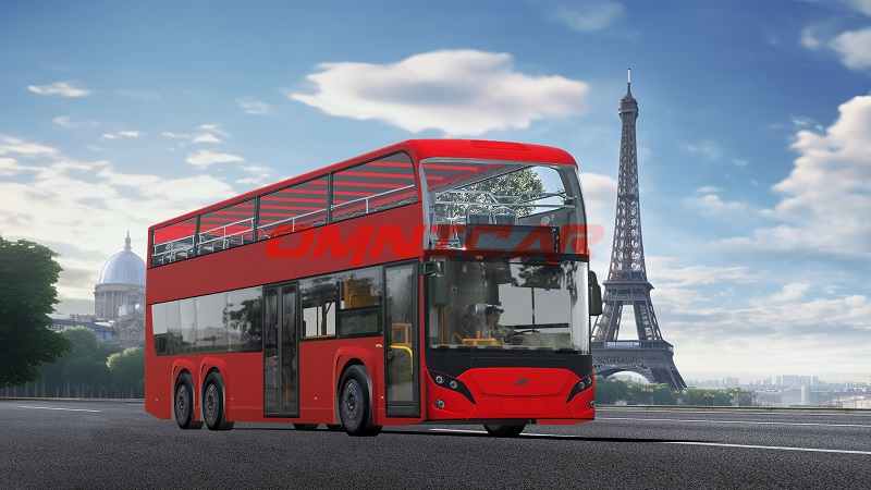 Revolutionizing Public Transport: Omnicar's Electric Double-Decker Bus ...